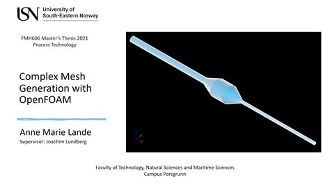 Master S Thesis Complex Mesh Generation With OpenFOAM YouTube