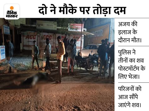 3 Youths Died In A Road Accident In Kawardha Two Speeding Bikes