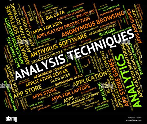 Analysis Techniques Indicating Data Analytics And Approaches Stock