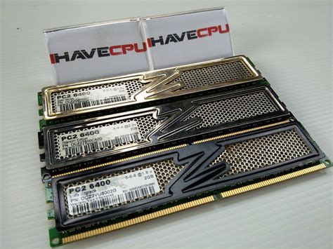 Ihavecpu Ocz Ram Ddr2 2gb 800mhz น่าสะสม แรมยี่ห้อดังจาก Ocz นะครับ