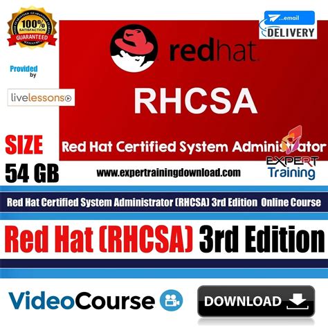 Red Hat Certified System Administrator Rhcsa 8 3rd Edition Expert