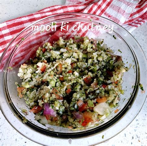 Mooli Ki Chutney Mooli Ki Chatpati Chutneywinter Special Radish