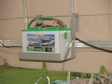 Under Canopy Battery Hanger For Marine Grade Batteries