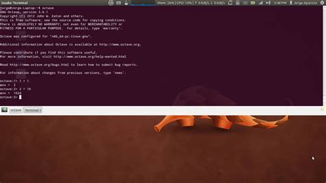Embedded Programmer Ubuntu Tip Octave On Guake Terminal At Startup