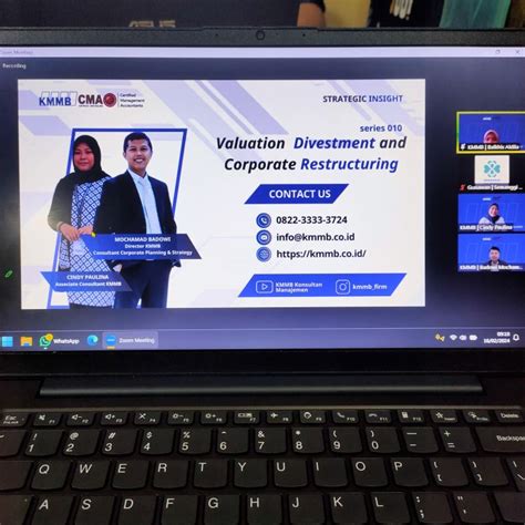 Stefanus Gunawan On Linkedin Corporate Valuation Topik Yang Menarik Dibahas Dalam Webinar