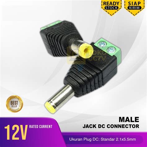 Jual Konektor Dc Male Untuk Cctv Kualitas Bagus Shopee Indonesia