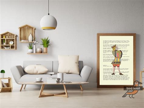 Alice In Wonderland Part 2 Printable Art On Novel Pages Poster Art