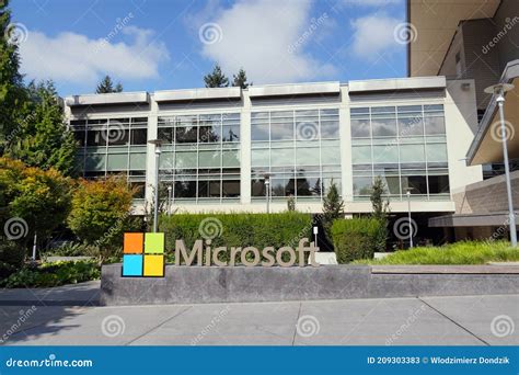 Microsoft Corporation Headquarters Redmond Washington State Usa