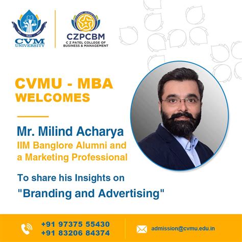 Cvmu Mba On Linkedin Cvmu Cvmumba Cvmumbanexus Cvmumbaprabandharambh