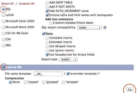Toolinfy How To Download A Backup Copy Of Your Mysql Database With