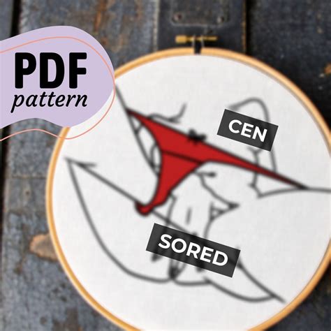 Feeling Herself Erotic Embroidery Pdf Pattern Instructions Beginner Friendly Naked Woman