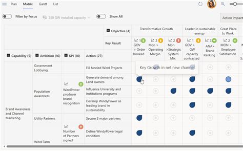Using The Matrix View Visplan Using The Matrix View Visplan