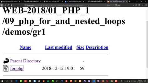 Php For Loop Nested Loops Multidimensional Arrays Youtube