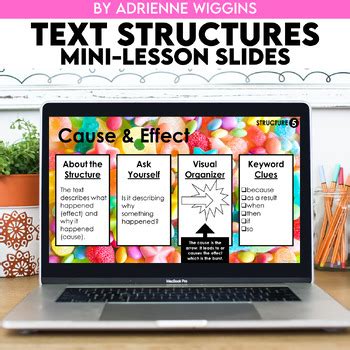 Text Structures Mini Lesson Slides By Adrienne Wiggins TPT