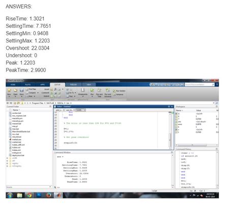 [solved] please include matlab code with answer a unity negative