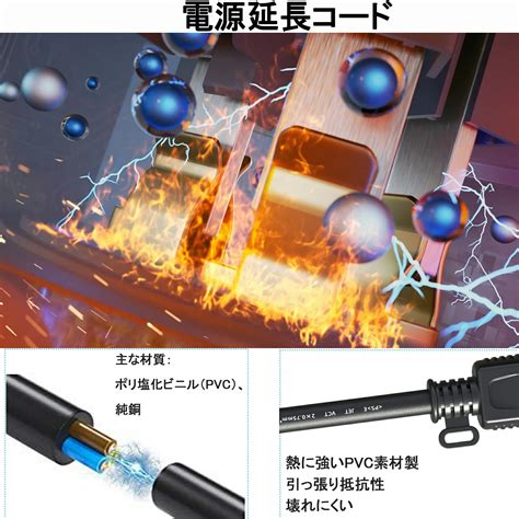 楽天市場延長コード m 屋外 防水 ブラック 耐寒 耐熱 電源 延長コード m 防雨型 PSE認定 丸型プラグ 電源コード 延長ケーブル 屋外用 電源増設 連結可 防雨型コンセント