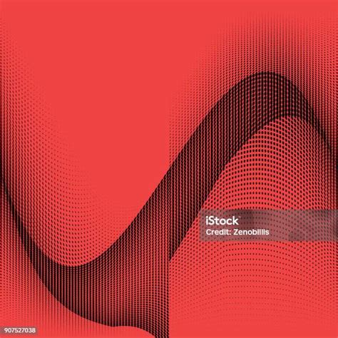 추상 흑백 하프톤 패턴입니다 동적 파 벡터 일러스트 도트 0명에 대한 스톡 벡터 아트 및 기타 이미지 0명 가리기