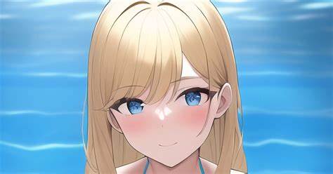 胸ポチ マイクロビキニな金髪娘 Gobouのイラスト Pixiv