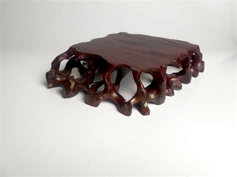 Bonsai Hardwood Table Stand For Shohin Tree Rootstands