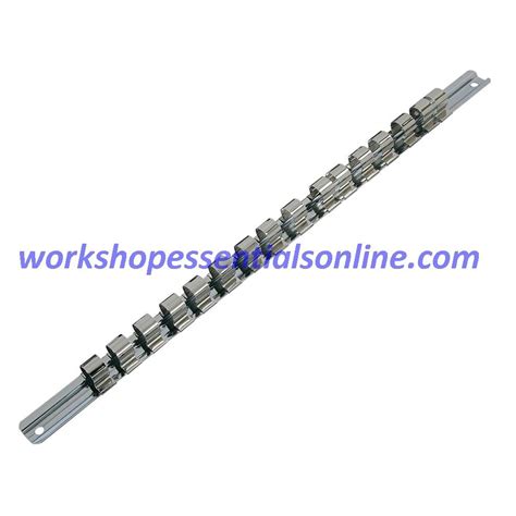 1 2 Drive Socket Rail And 16 Clips Trident T134000 Workshop Essentials Online