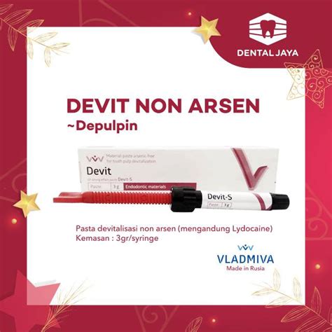 Jual Dental Jaya Devit Non Arsen Devit S Devitec Depulpin