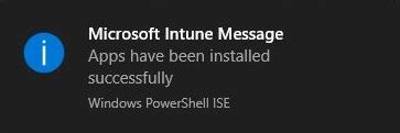 Powershell Generate Script Run Script Use Toasts V Lab Core