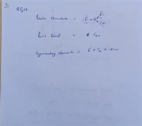 Solved Using Vsepr Theory Draw Lewis Structure Assign Point