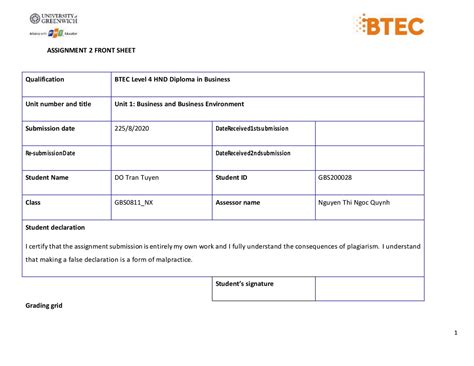 Business Management And Analysis Docsity