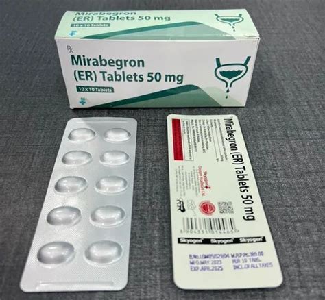 Mirabegron Er 50mg At Best Price In Mumbai By Skyogen Healthcare