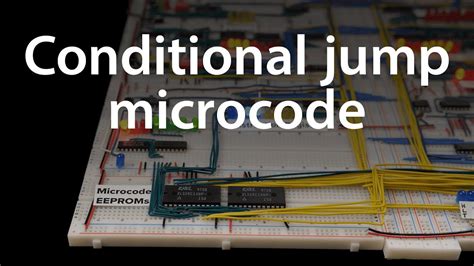 Conditional Jump Instructions Youtube