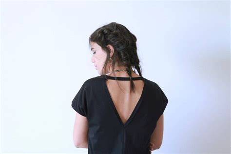 White T Shirt Dress Women White Dress Asymmetrical Dress Etsy