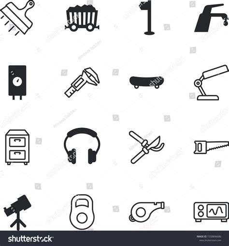 Equipment Vector Icon Set Such Hot Stock Vector Royalty Free