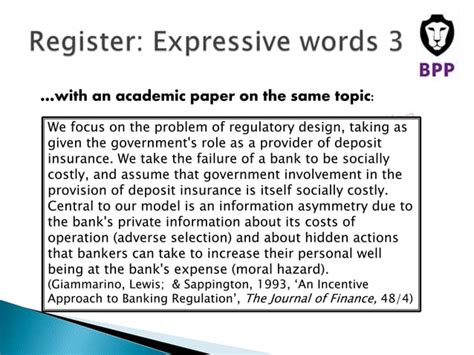 4 Levels Of Eap Vocabulary Ppt