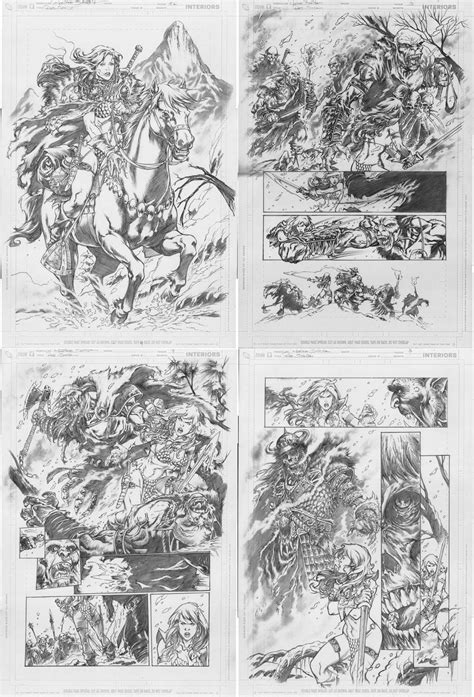 Red Sonja Preview By Adrianohq