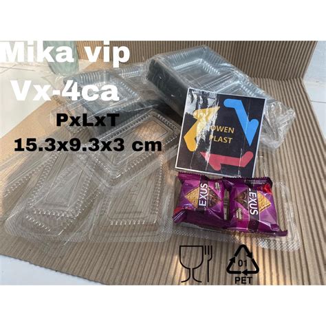 Jual Mika Kuemika Jajan Pasar Mika Bolu Merek Vip Box Tebal Mika Kue