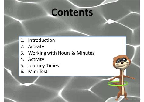 Calculating Time English ESL Powerpoints