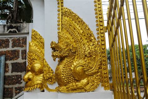 The Qilin Legendary Hooved Chimerical Creature Statue From Chinese Mythology Stock Image Image