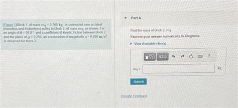 [solved] Figure 1 Block 1 Of Mass M {1} 0 700kg Is Conn