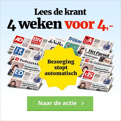 Trouw Abonnement Met Korting 4 Weken Voor Slechts €400