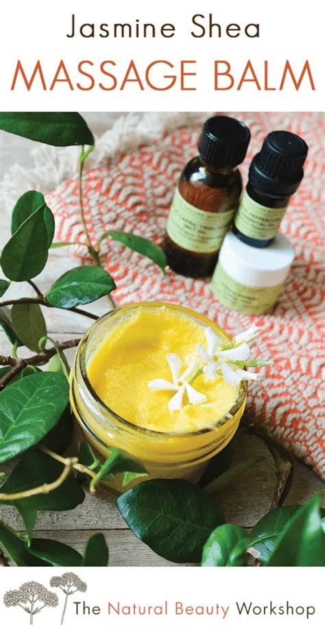 Jasmine And Shea Massage Balm The Natural Beauty Workshop