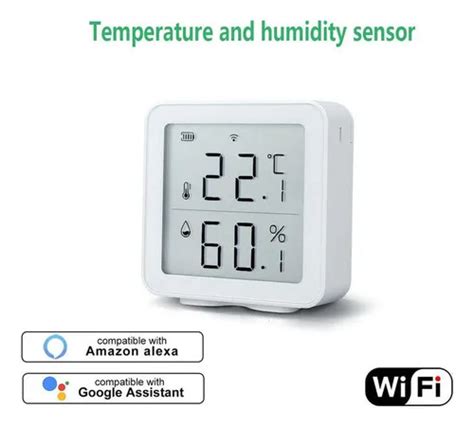 Smart Life Wifi Sensor De Humedad Y Temperatura Mercadolibre