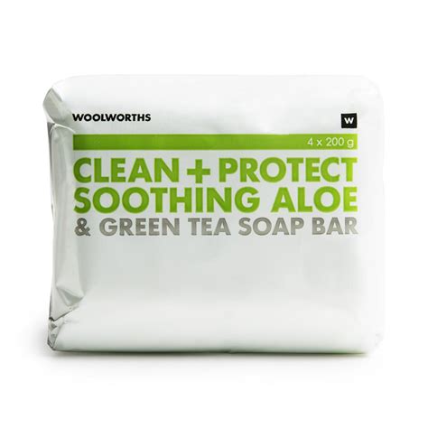 Soothing Aloe And Green Tea Soap Bar 4 X 200 G Za