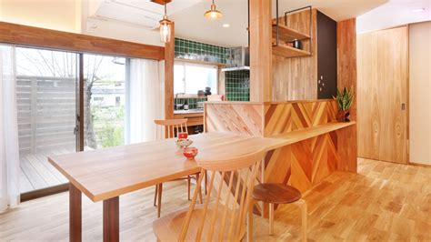 木肌を感じるリノベーション 滋賀で自然素材木の家の注文住宅を建てる工務店株式会社スムース