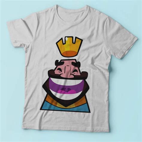 Clash Royale Emoticon Laughing King Mens T Shirt Teepoem Ltd