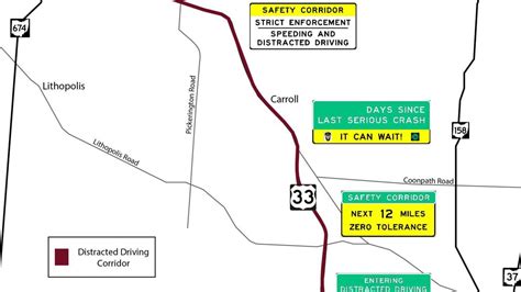 Odot Announces The Latest Distracted Driving Safety Corridor In Central Ohio News