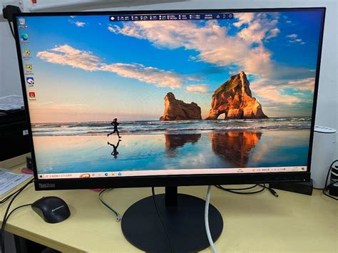Lenovo 24吋 顯示器 Led 無邊框 2k 4個usb 防眩光 24 P24h 10 熒幕 Mon Monitor 電腦＆科技