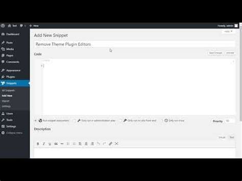 How To Remove Theme And Plugin Editors From Wordpress Admin Dashboard