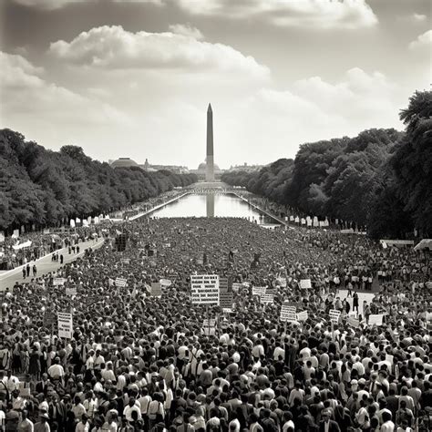 Premium Photo March On Washington Iconic Moments From A Pivotal Civil