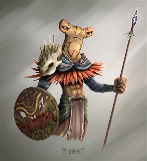 Art Comm Original Species Tribal Warrior Client Is Making A
