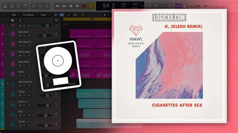 Cigarretes After Sex K Klesh Remix Logic Pro Remake Youtube